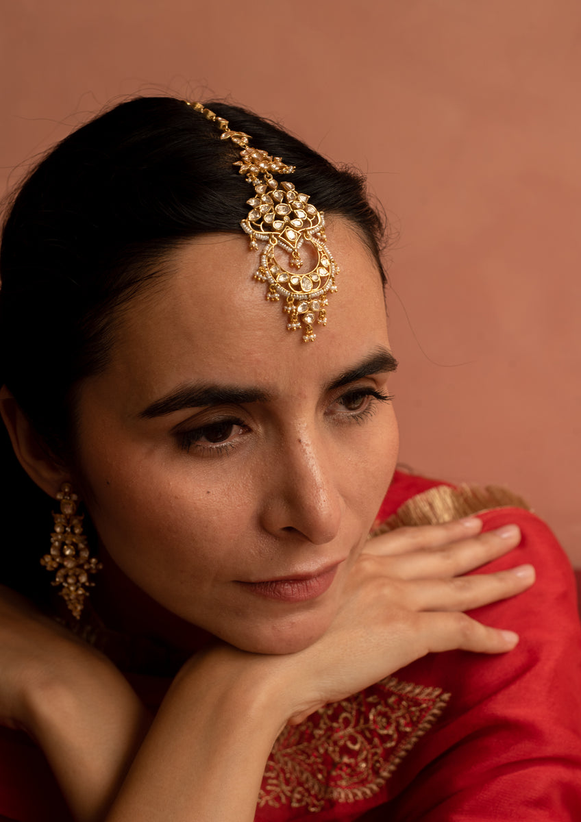 Sterling Silver Narlai Maangtika – Vamika Silver, Jaipur