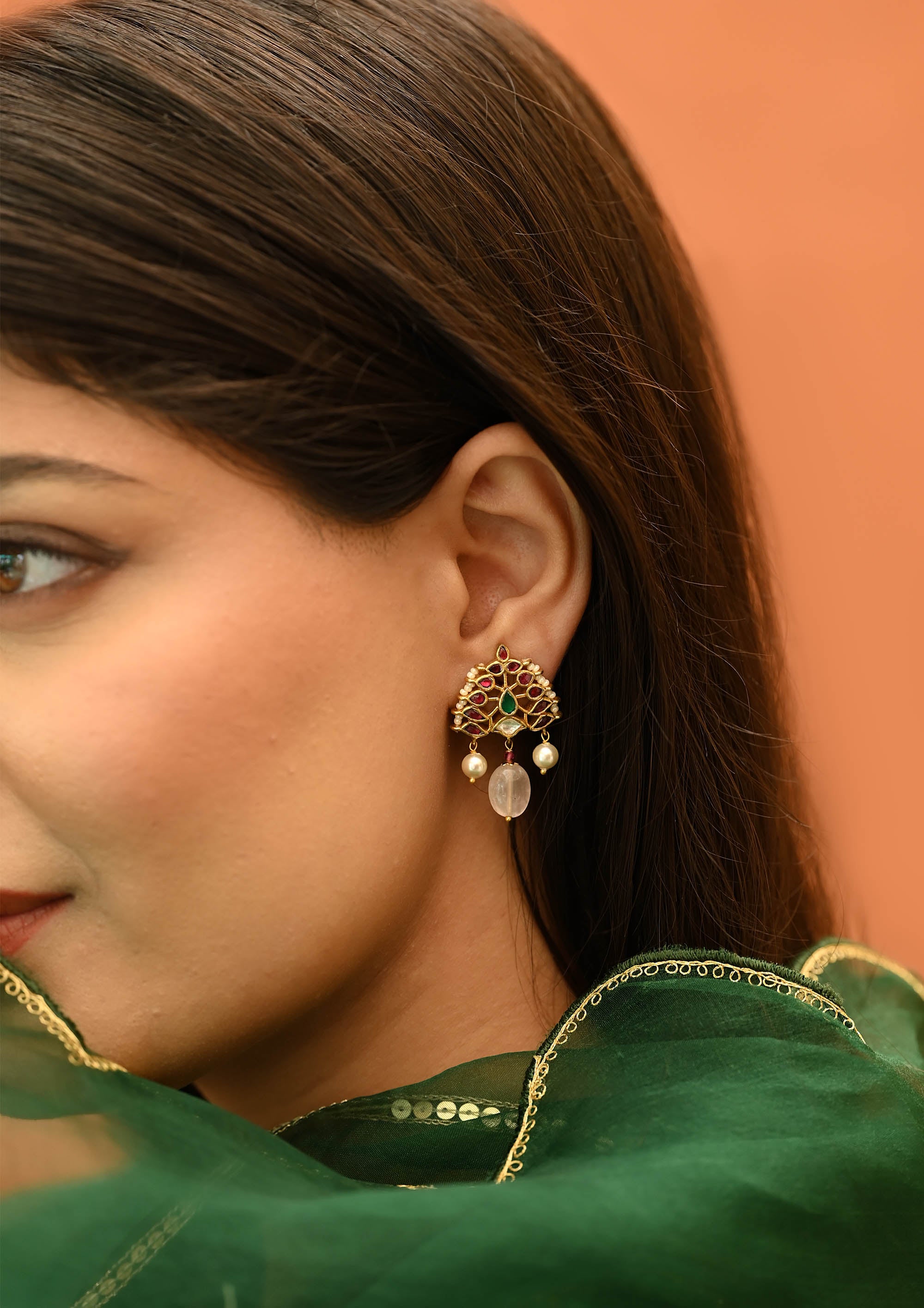 Lalima Earrings – Vamika Silver, Jaipur